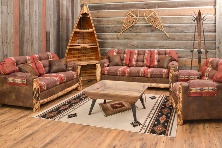 Apache Sofa in Sunset - Back at the Ranch Furniture