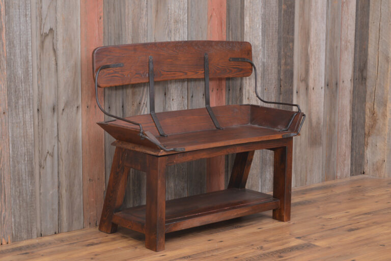 Buckboard Bench with Open Back - Back at the Ranch Furniture