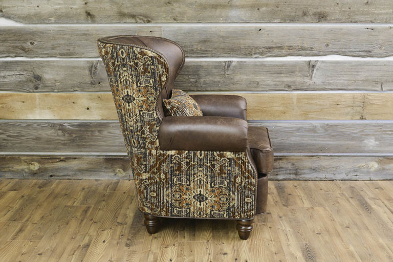 Remington Chair in Boone Whiskey/Magi Cognac - Back at the Ranch Furniture