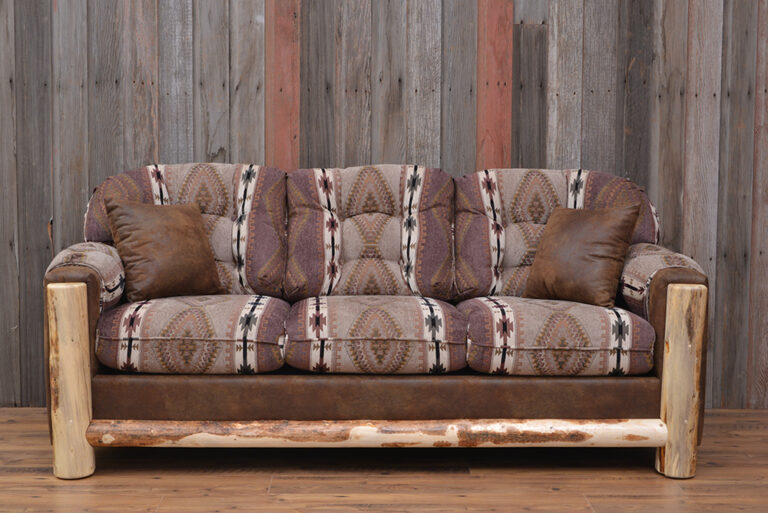 Apache Sofa in Stone - Back at the Ranch Furniture