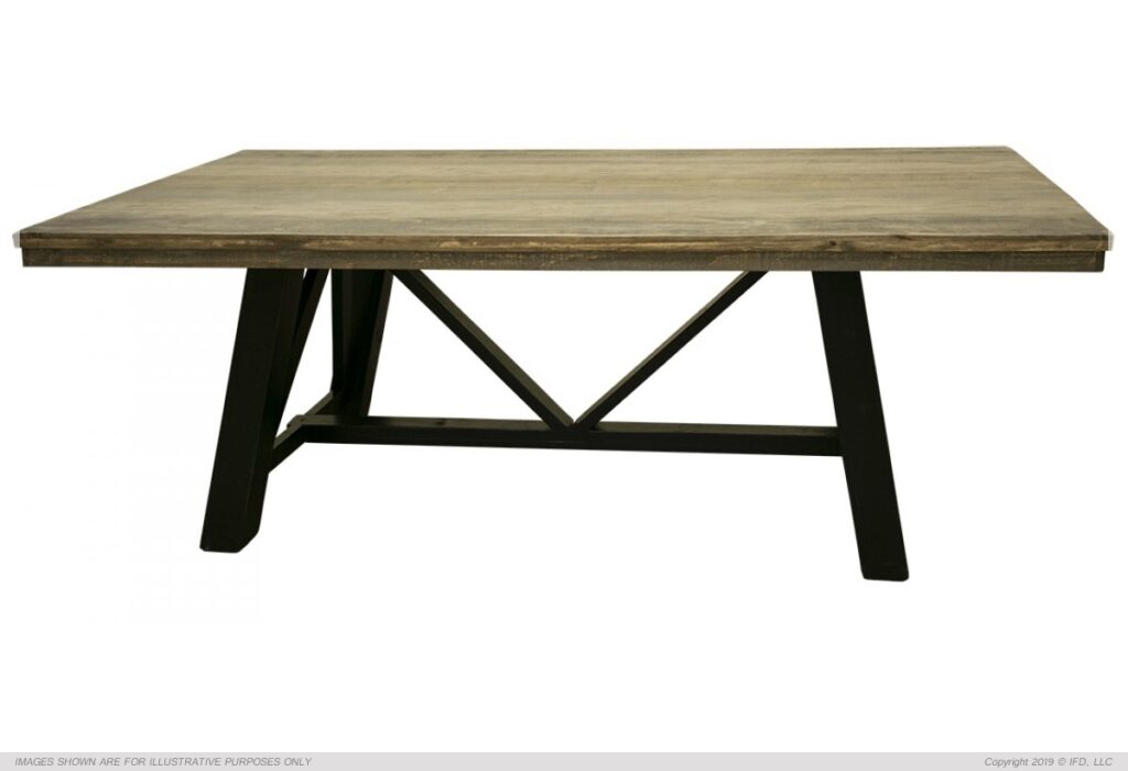 Loft Brown Dining Table - Back at the Ranch Furniture
