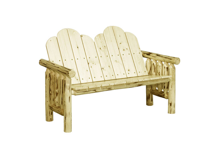 Montana Log Deck Bench - Back at the Ranch Furniture